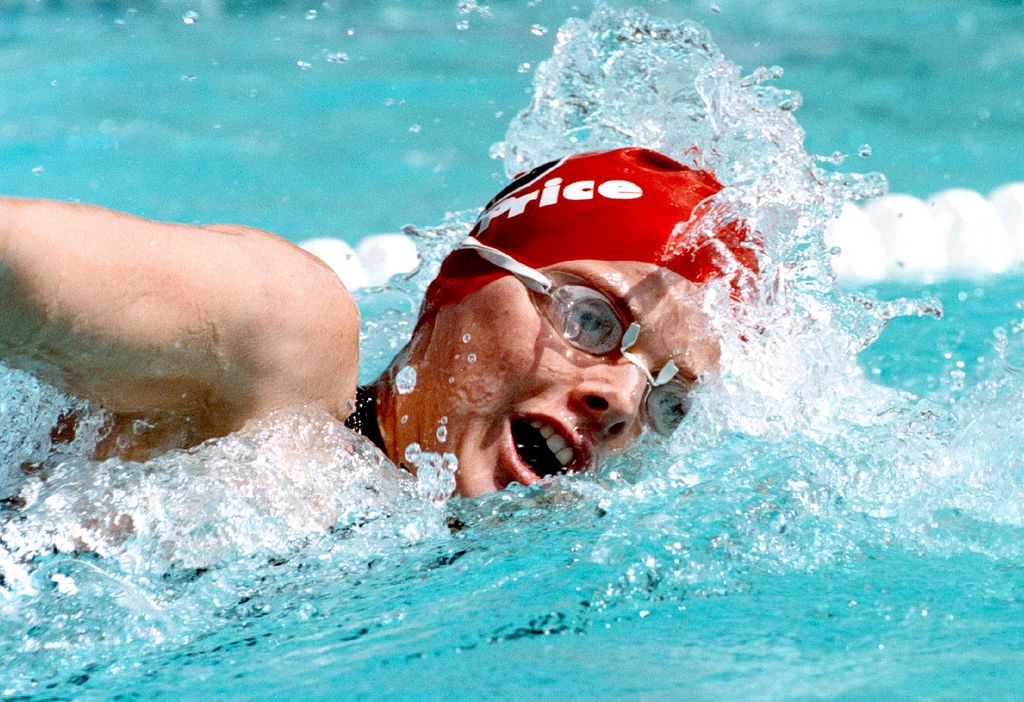 Princess Charlene is an Olympic goddess in unearthed poolside photos ...