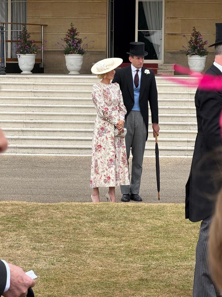 Zara Tindall looks sensational in fit-and-flare floral dress and jaw ...