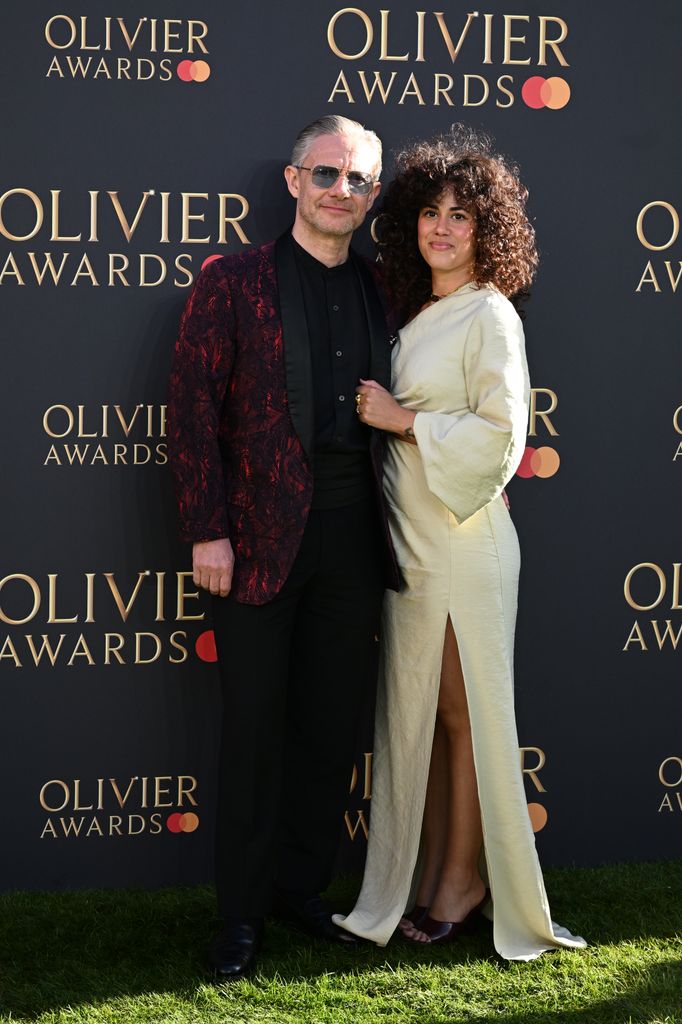 Martin Freeman, 53, pictured on rare public outing with private ...