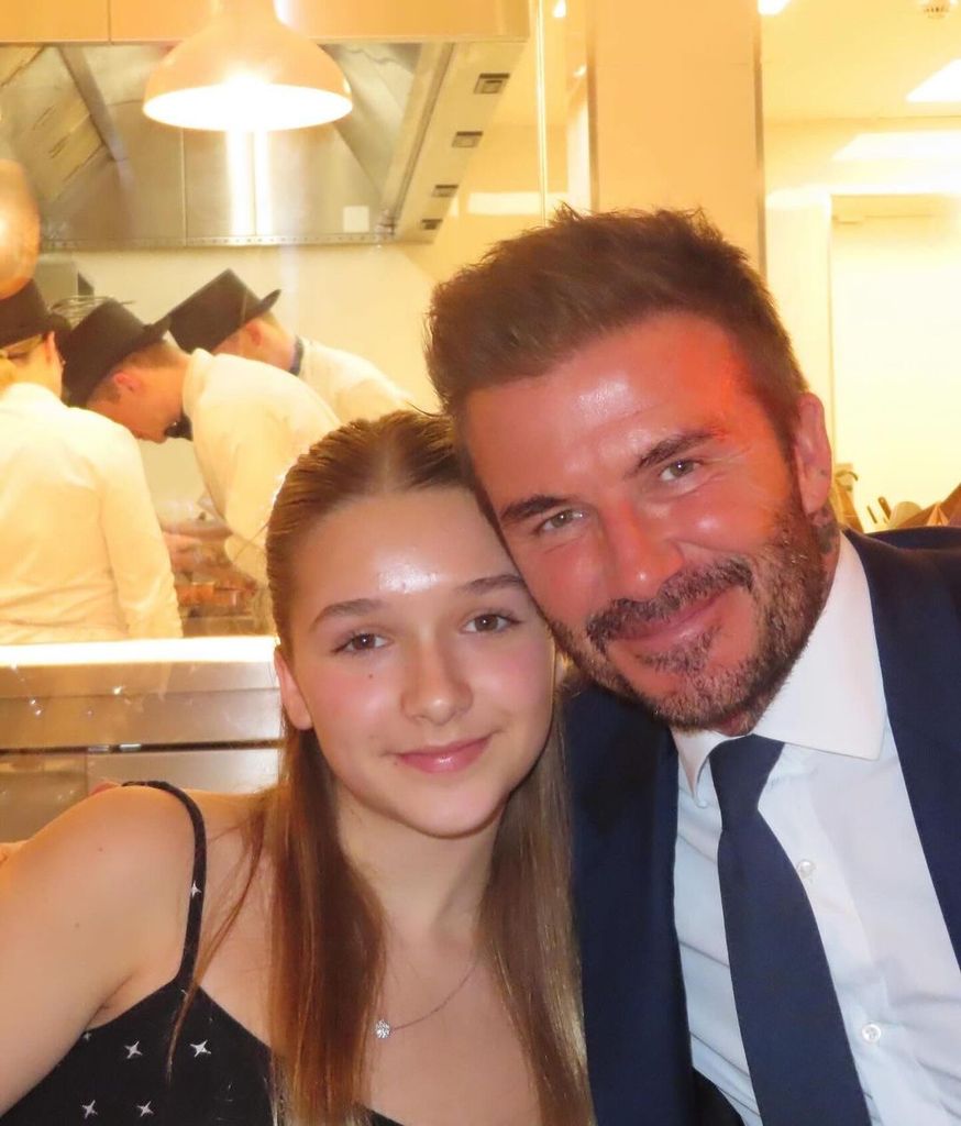 Harper Beckham, 12, looks like an angel in dress from mum Victoria's ...