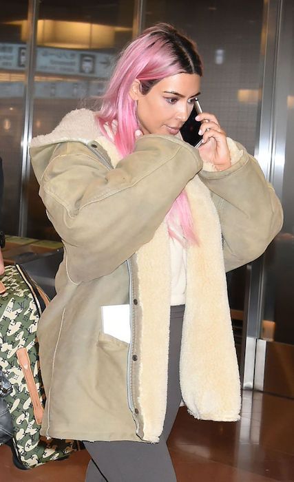 Kim Kardashian insists her pink hair is NOT a wig | HELLO!