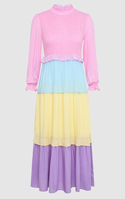 Stacey Solomon dazzles in rainbow dress of dreams | HELLO!