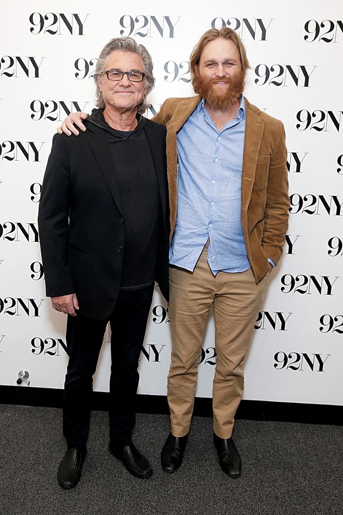 Kurt Russell and son Wyatt dish on famous family's group chat – and ...