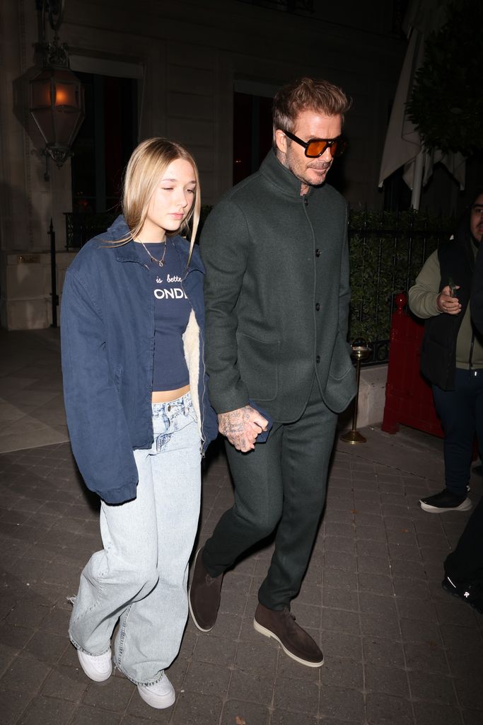 Harper Beckham, 13, parties in Paris rocking faux bob and £470 Dior ...