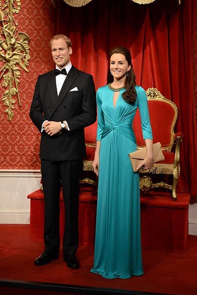Prince William and Kate Middleton's wax figures unveiled | HELLO!