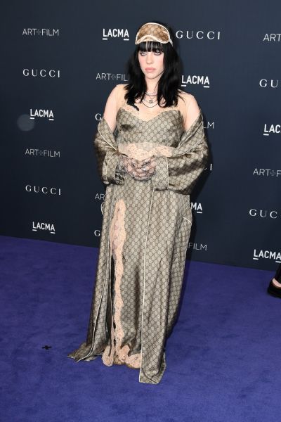 Billie Eilish Steals The Show In Lace Gown And See Through Tights But Her Date Drives Fans