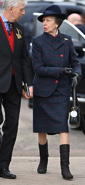 Princess Anne rocks knee-high boots with poignant accessory | HELLO!