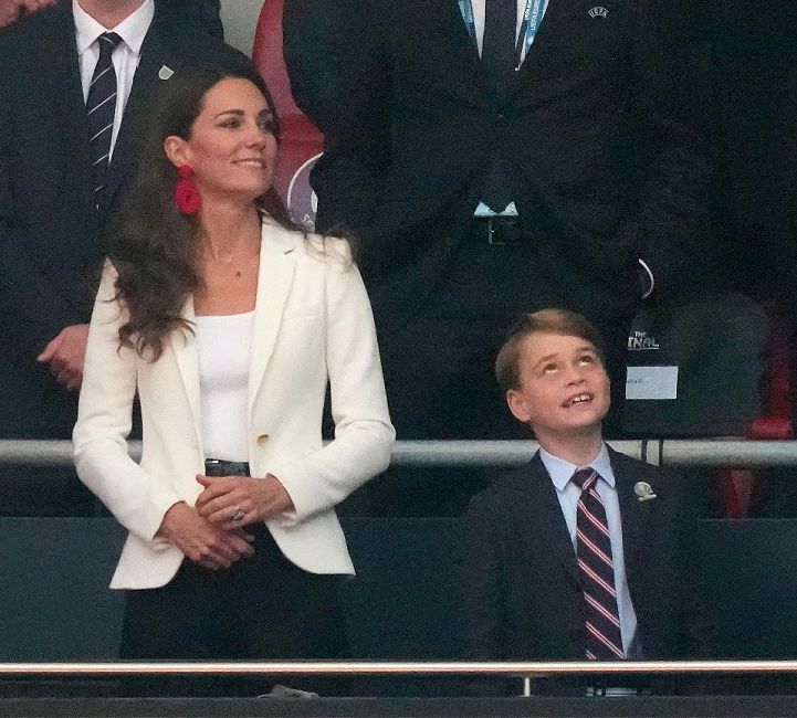Marks & Spencer's white blazer has Kate Middleton Euro Cup vibes | HELLO!