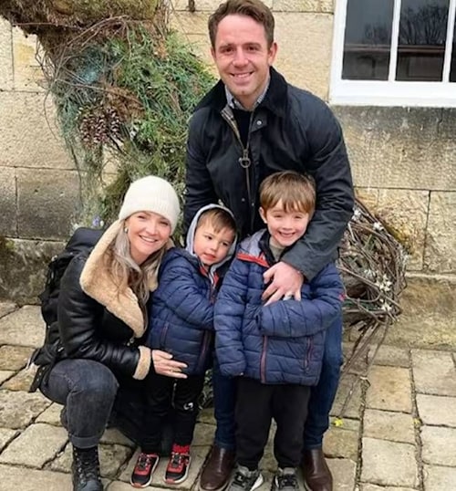 Helen Skelton shares rare photo with youngest son Louis, five - and it ...
