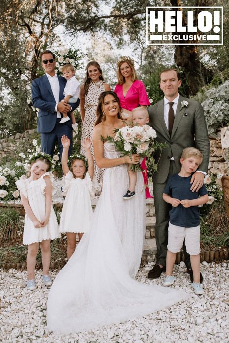 Binky Felstead's husband Max's wedding tribute to stepdaughter leaves ...