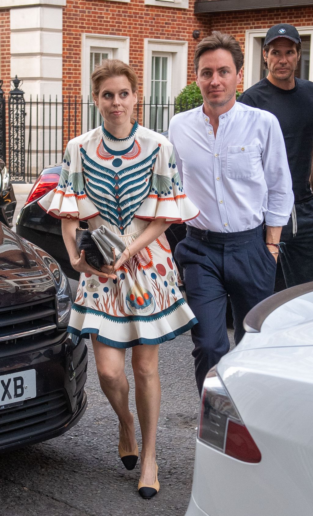 Princess Beatrice rocks flirty and frilly boho mini dress on date night ...