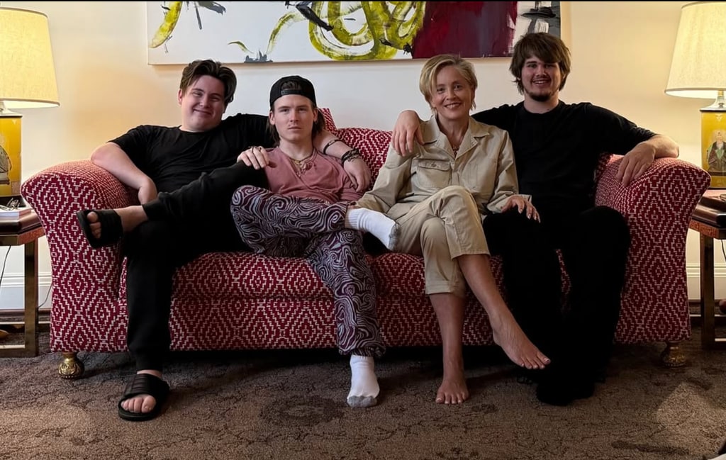 Sharon Stone has reason to celebrate as she shares rare photo with ...