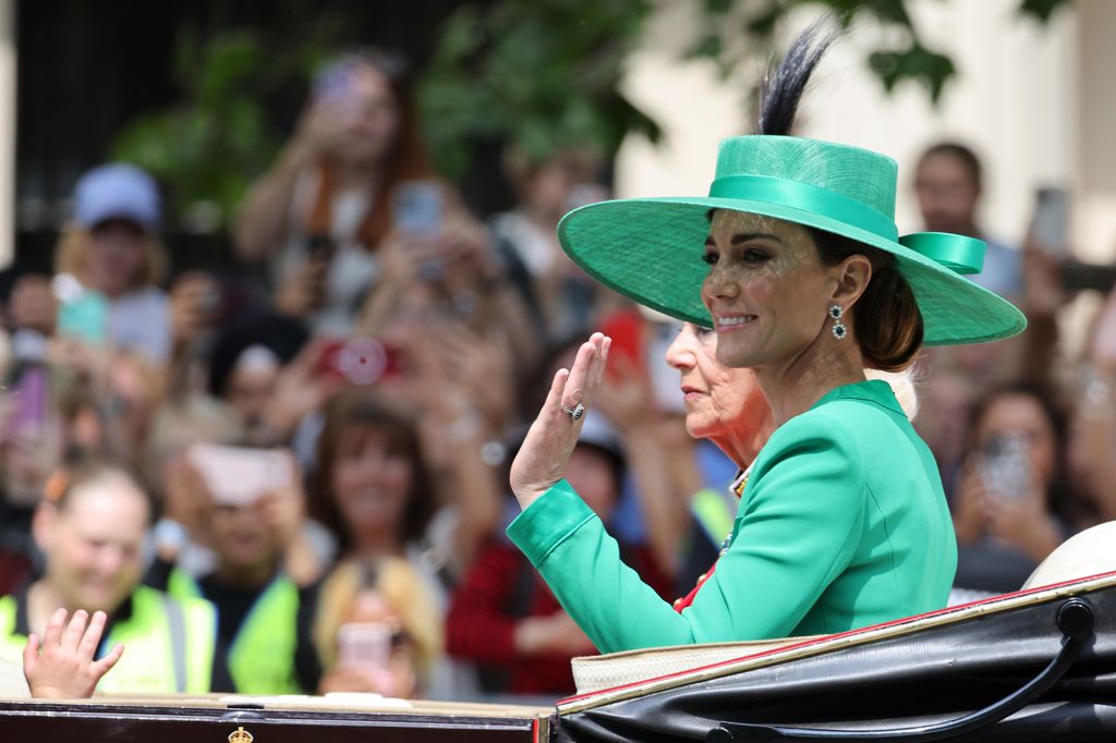 Why Kate Middleton wore green for the first time at Trooping the Colour ...