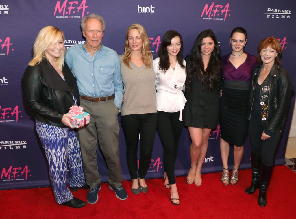 Clint Eastwood, 93, sports bushy beard for rare public appearance in ...