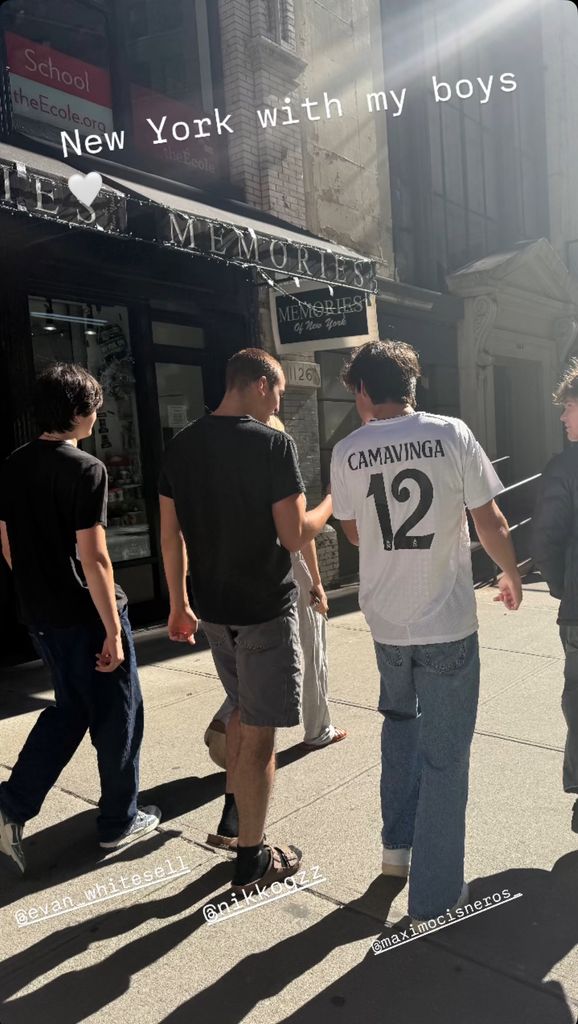 Jeff Bezos' fiancée Lauren Sanchez's towering sons Evan and Nikko ...