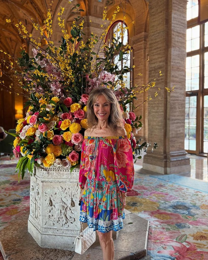 Susan Lucci is glowing in sun-kissed photo as she bares legs in stylish ...