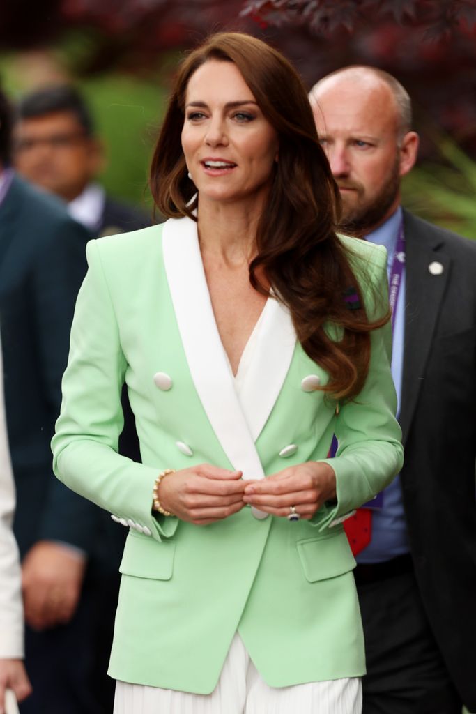 Kate Middleton channels Princess Diana in retro blazer at Wimbledon ...