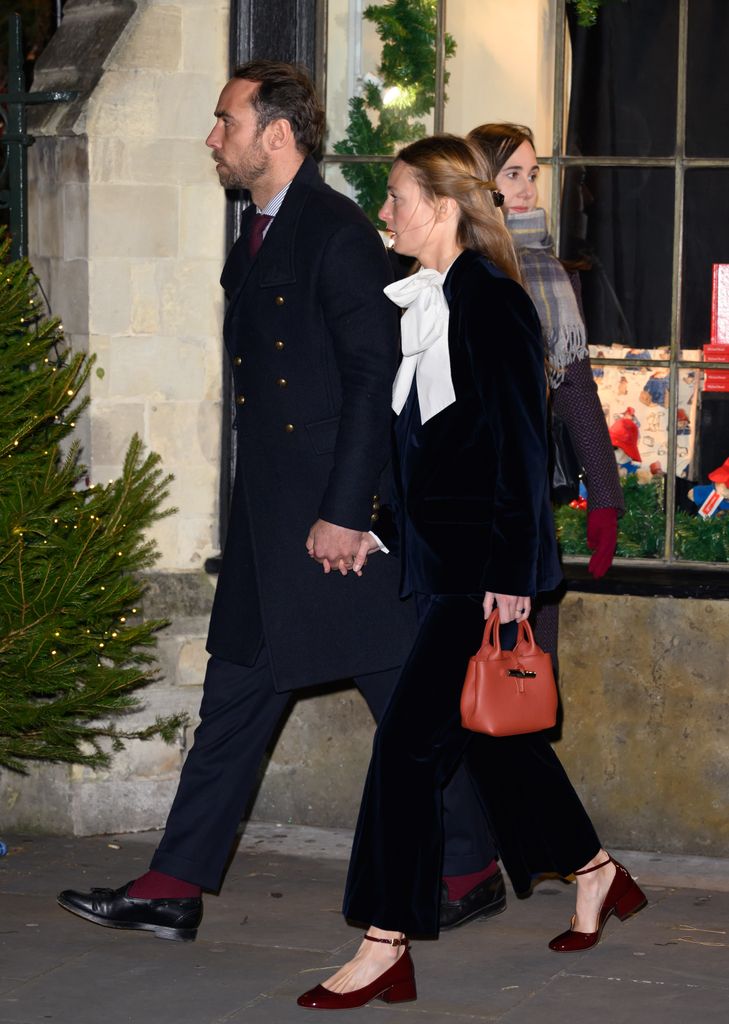 James Middleton's wife Alizée Thévenet wows in festive figure-hugging ...