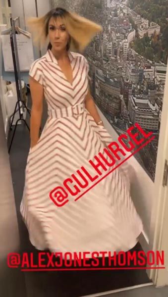 Alex Jones wears chic striped dress – and it's unique for THIS reason ...