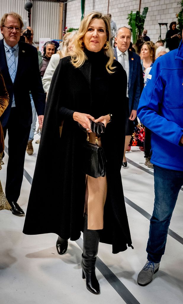 Queen Maxima’s illusion skirt look has fans bewildered – see why | HELLO!