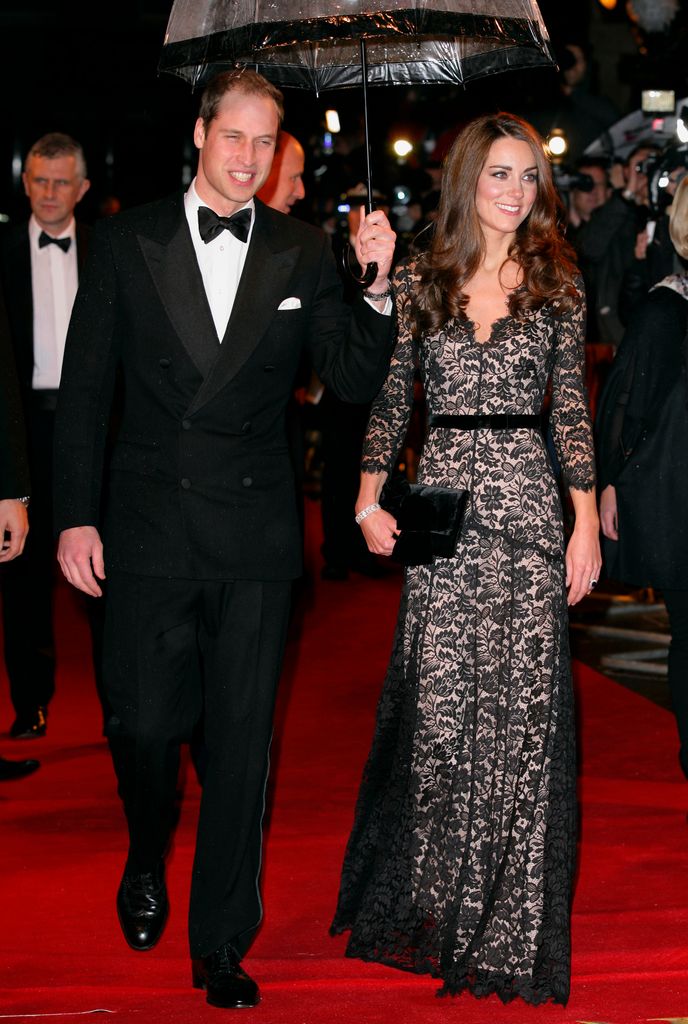 Kate Middleton's lace plunging gown was completely unmatched | HELLO!