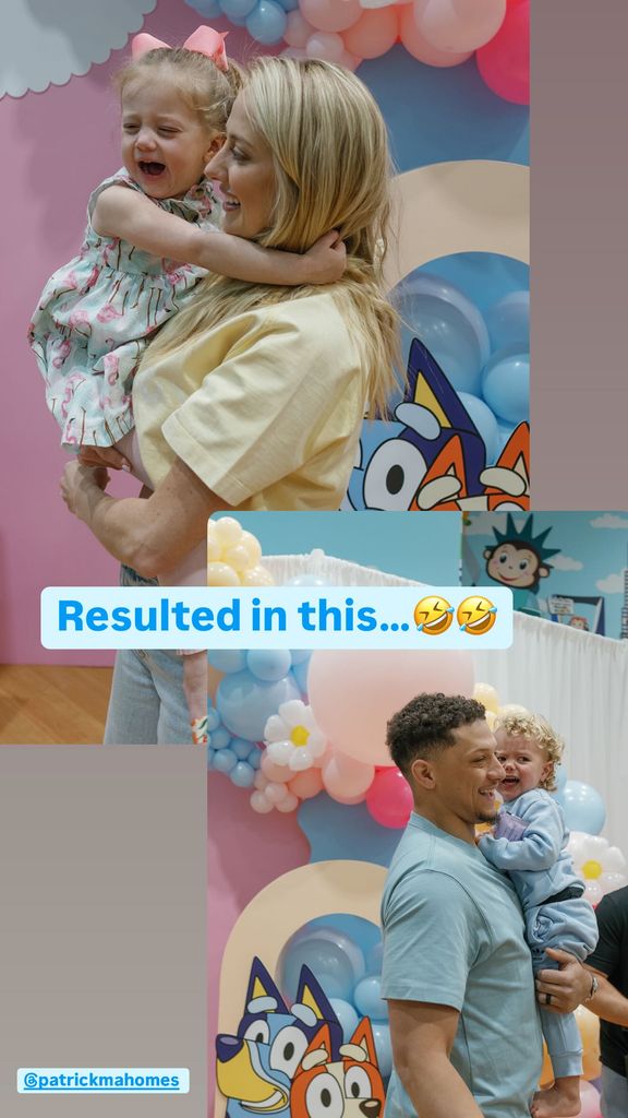 Patrick Mahomes' physical transformation divides fans as he reemerges for family celebration ...