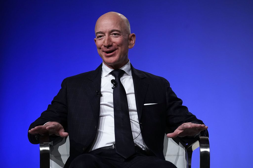 Jeff Bezos' incredible body transformation revealed – see photos | HELLO!