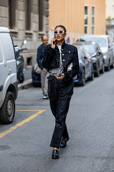 Best dark denim jeans and how to style them this season - shop now | HELLO!