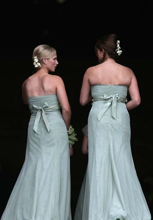 Zara Tindall's glamorous bridesmaid dress was very unroyal | HELLO!