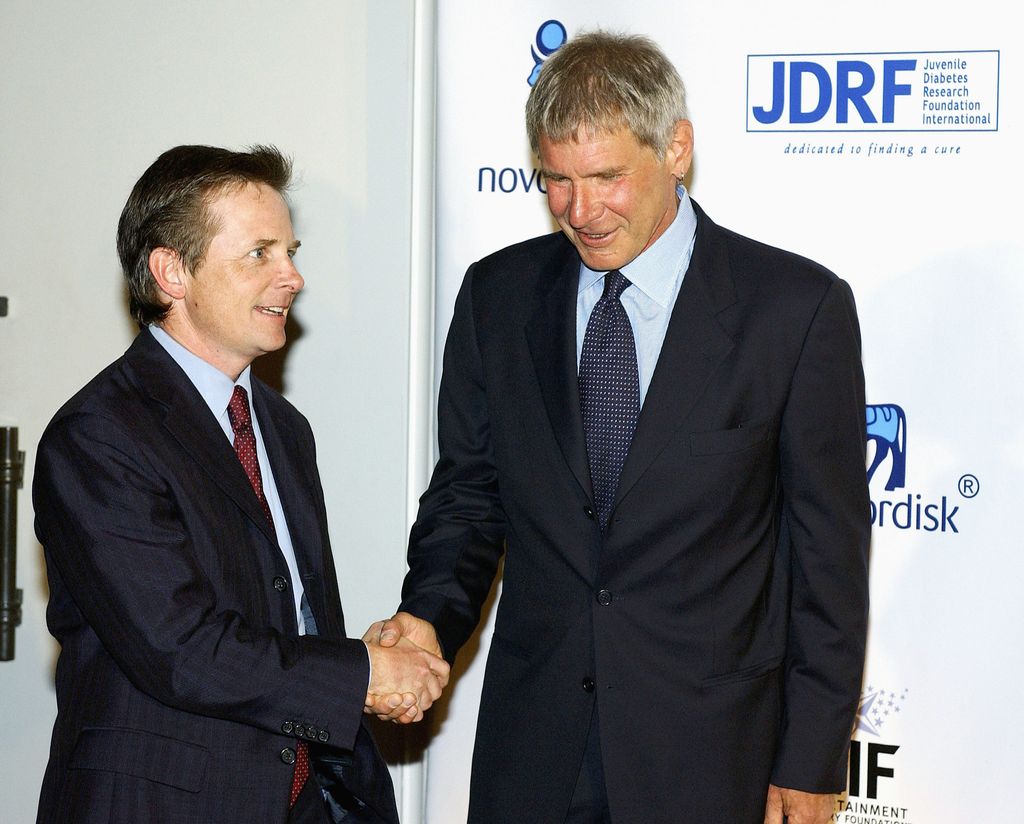 Harrison Ford fans lose it as star teams up with Michael J. Fox for ...