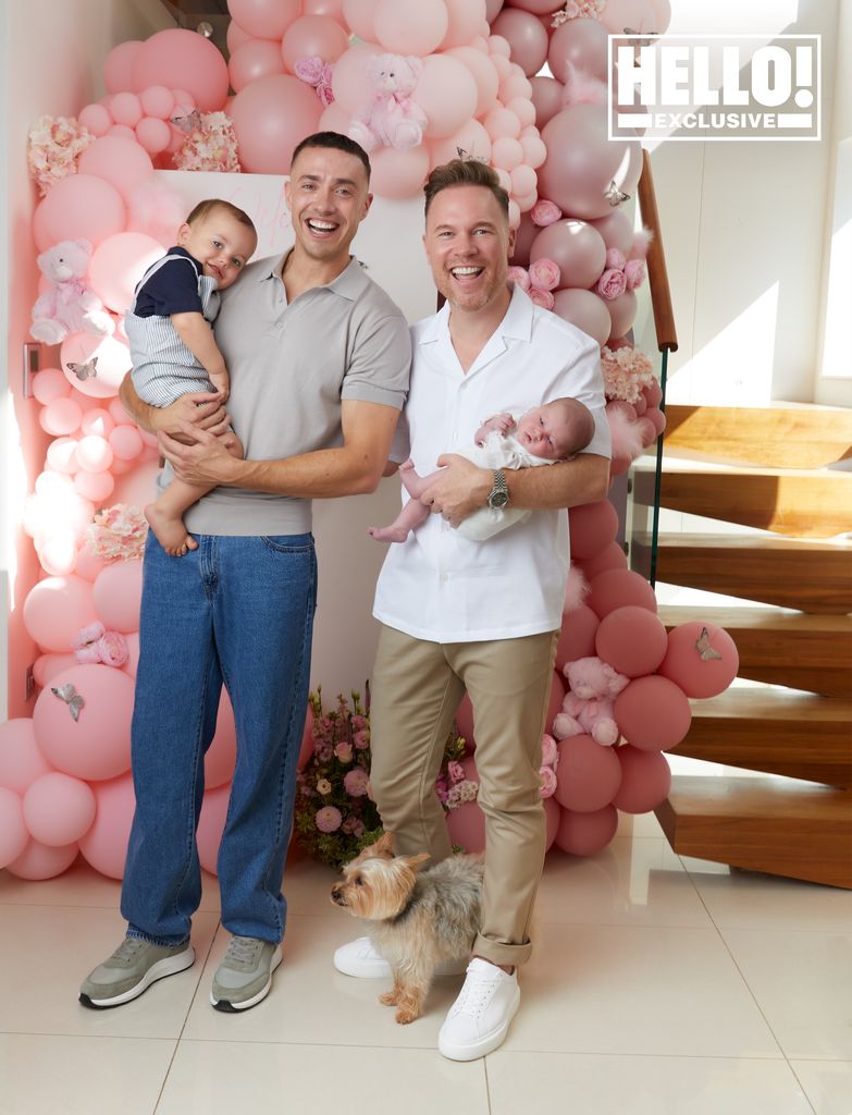 TikTok stars Stuart and Francis introduce baby girl to HELLO! as they share emotional surrogate ...