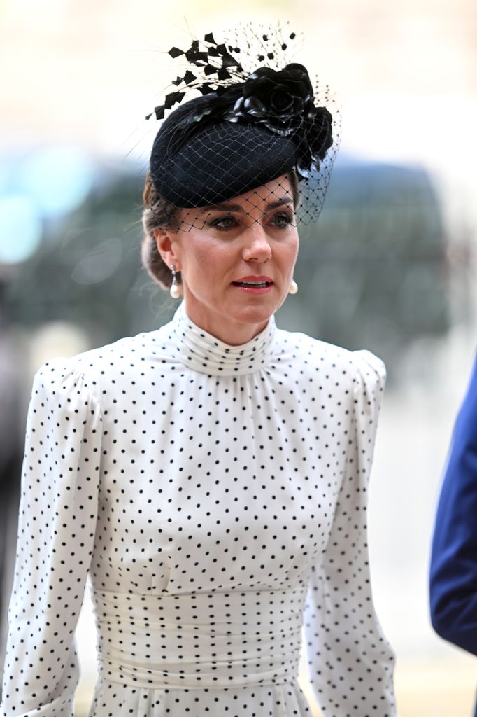Prince William and Kate Middleton make solemn appearance with King Charles at VE Day service ...