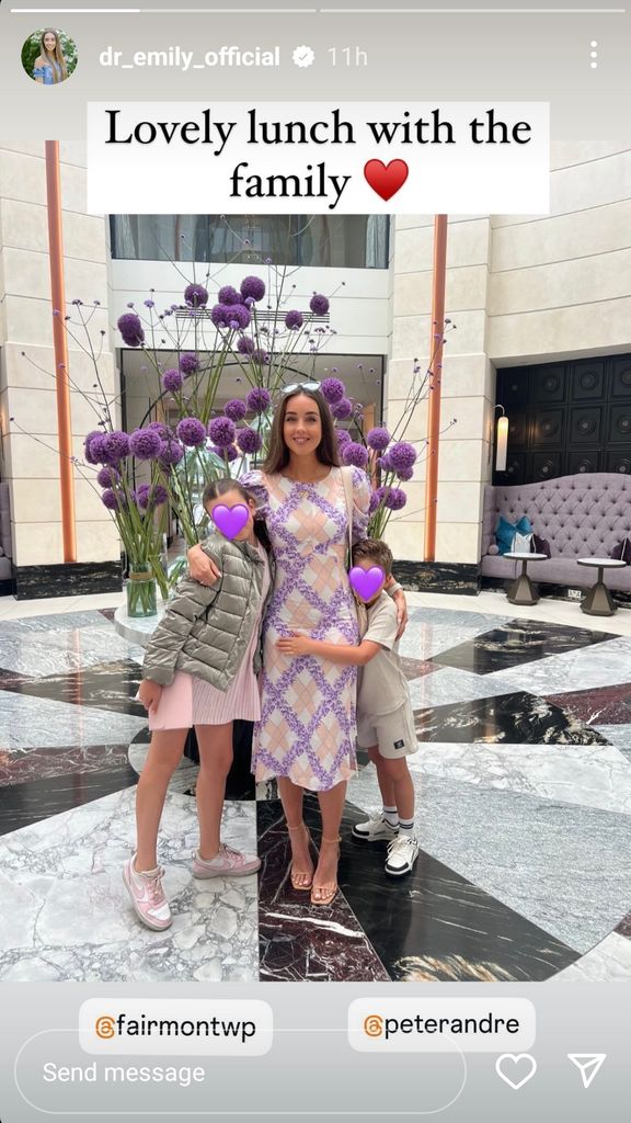 Emily Andre's rarely-seen daughter Amelia looks so tall in family photo ...