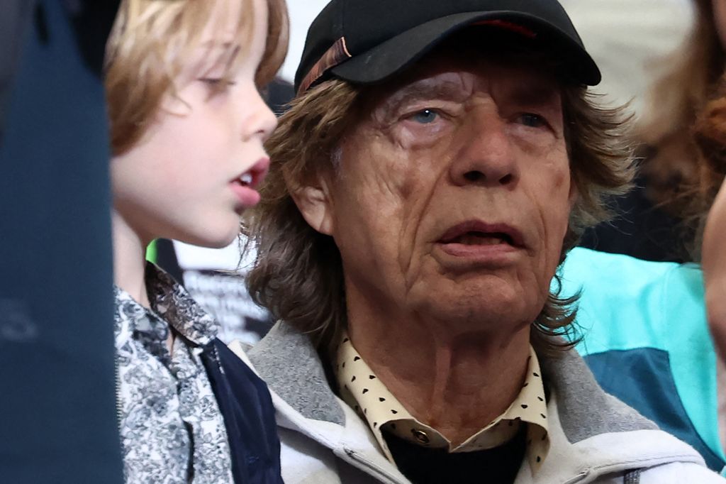 Mick Jagger, 81, enjoys adorable father-son date with Deveraux, 8, at ...