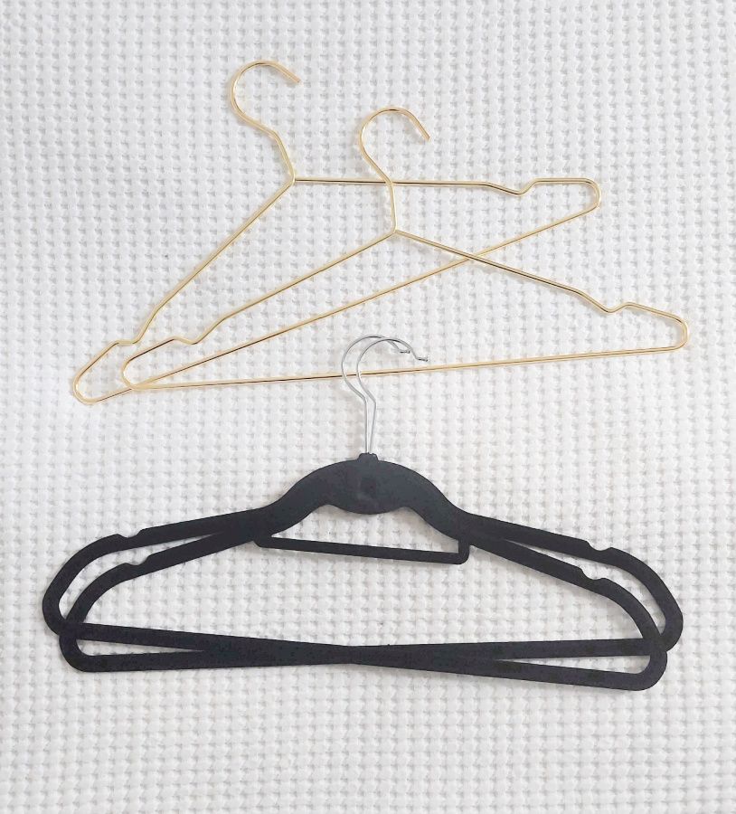 Slimline velvet hangers as loved by Style Sisters helped me instantly ...