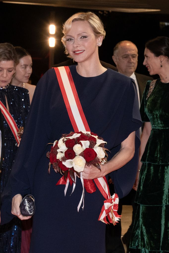 Princess Charlene's breathtaking gala gown has the most unusual detail ...
