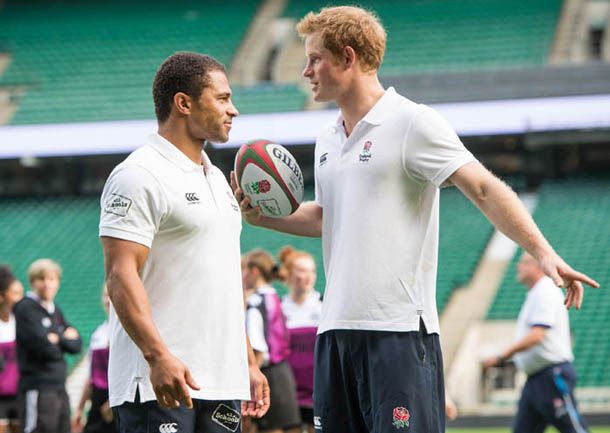 Prince Harry plays rugby and coaches schoolchildren at Twickenham | HELLO!