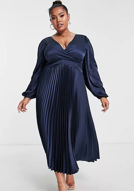 This plus-size satin dress from ASOS is trending right now - and it's a ...