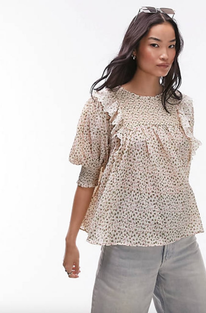 12 pretty tops for women this spring: Florals, ruffles, sheer details ...