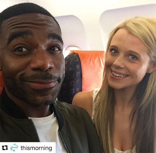 Ore Oduba and wife Portia share excitement as they head to Cannes | HELLO!