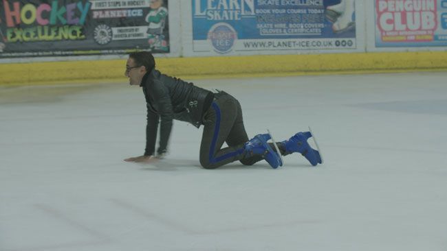 James Jordan gets surprise Strictly visit on Dancing on Ice | HELLO!