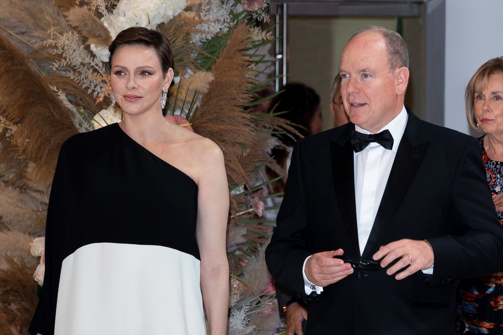 Brunette Princess Charlene was absolute hair goals - and looked so ...