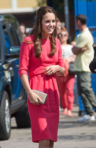 Kate Middleton bonds with children on school charity visit | HELLO!