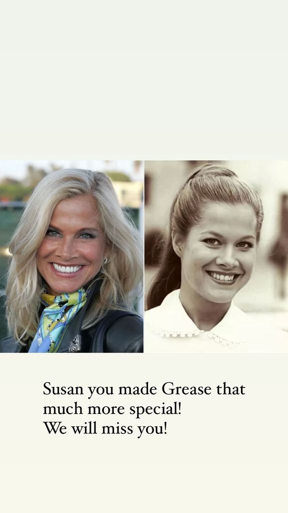 John Travolta pens heartfelt tribute to late Grease star Susan Buckner ...