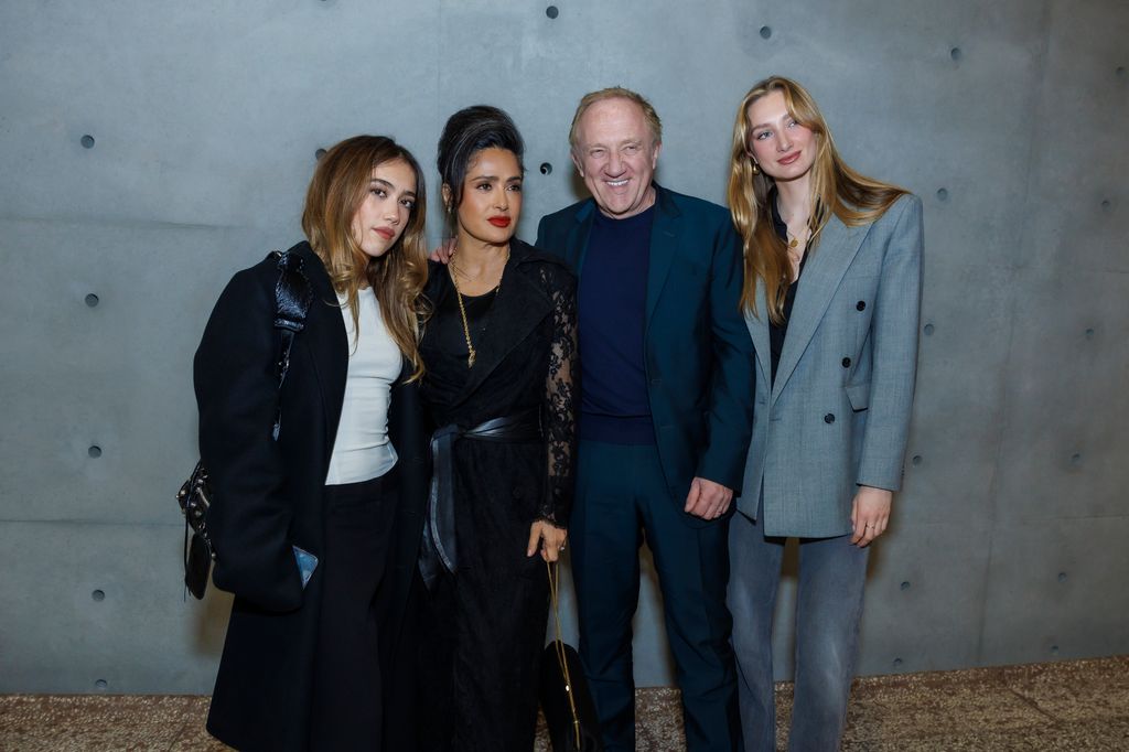 Salma Hayek is a vision in figure-hugging sheer dress — and fans have a ...