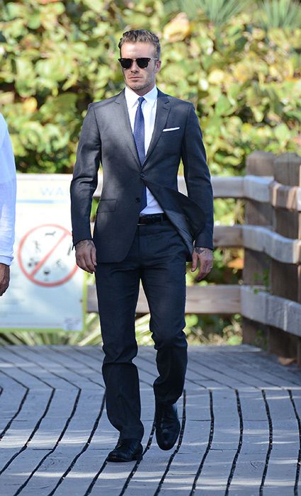 David Beckham crowned best celebrity suit-wearer | HELLO!