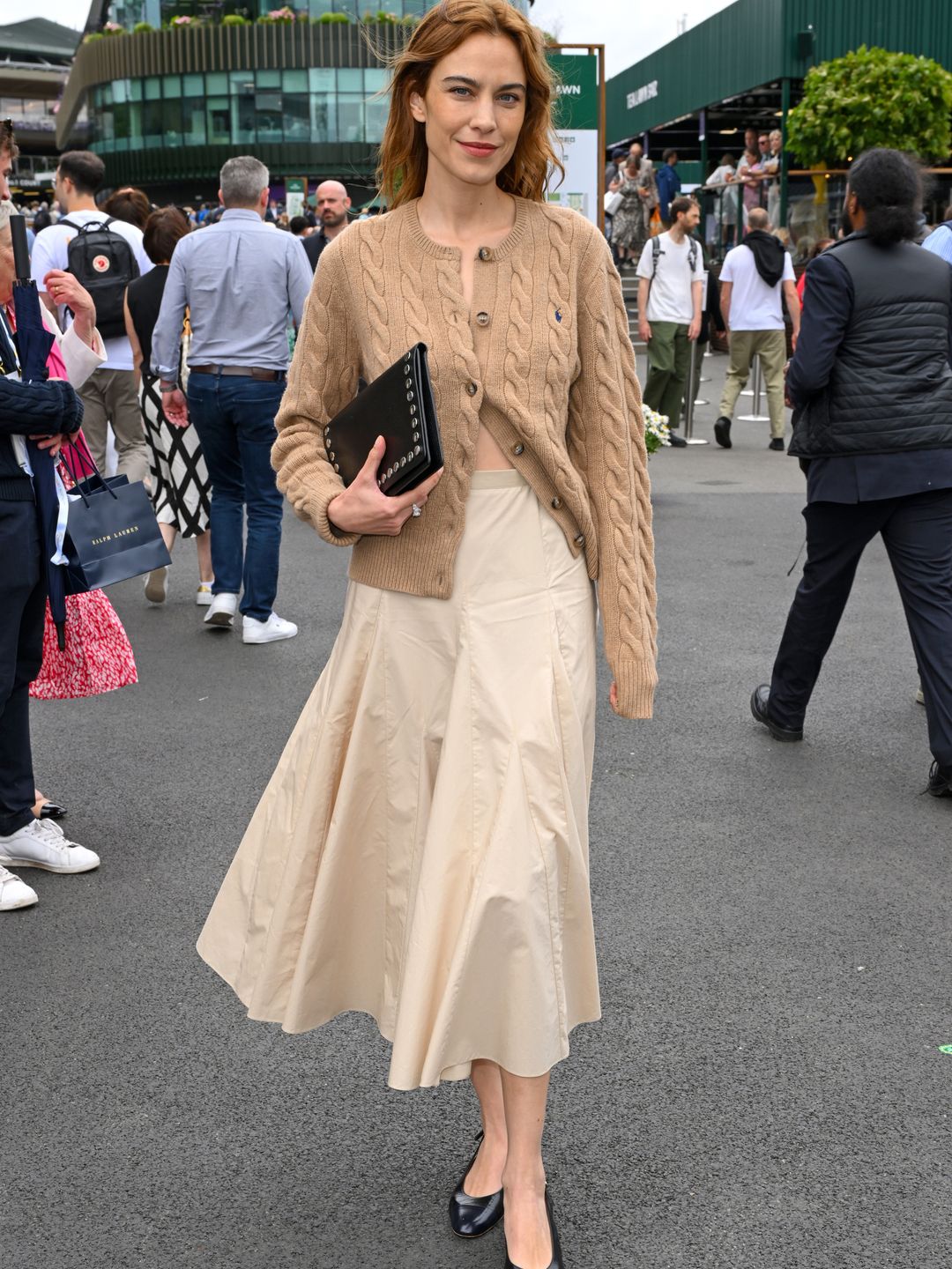 Alexa Chung's unorthodox Wimbledon look is a lesson in rebellious ...