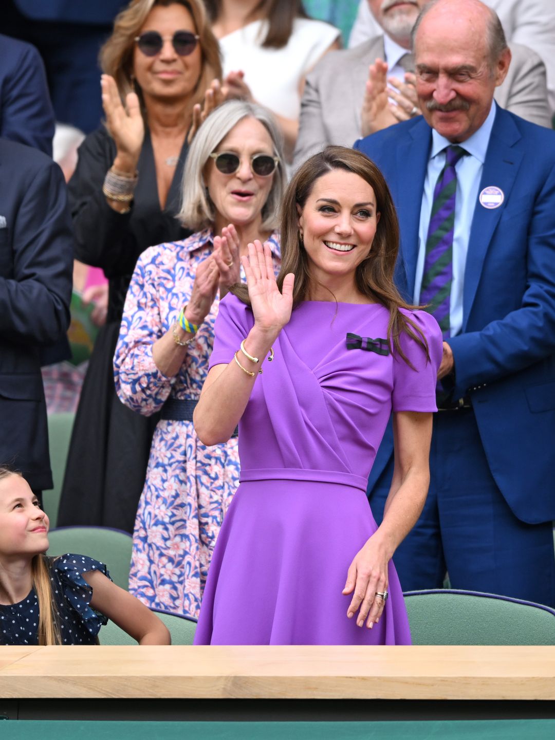 The hidden meaning of Princess Kate's purple dress at Wimbledon | HELLO!