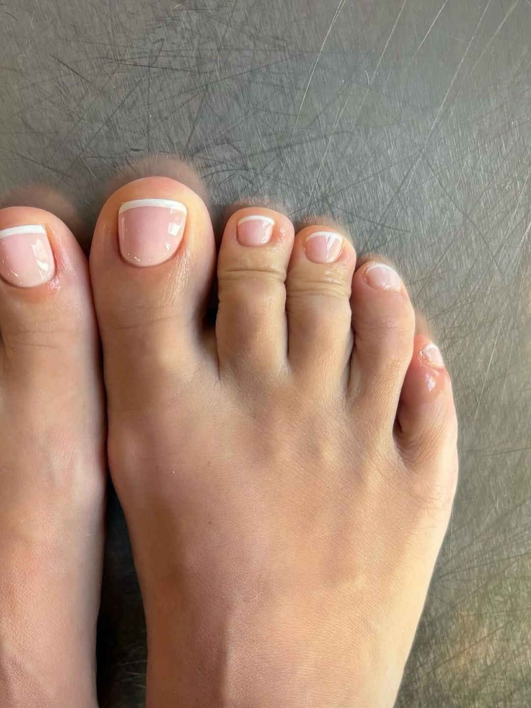 Lily Allen just proved French pedicures are back for spring 2024 | HELLO!