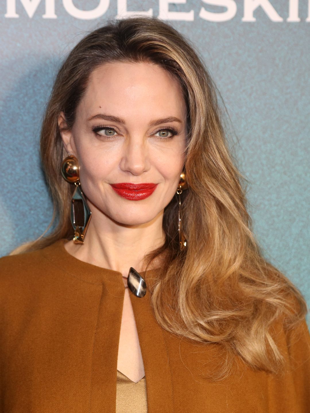 Angelina Jolie just debuted a statement red lip that's perfect for summer 2024 | HELLO!